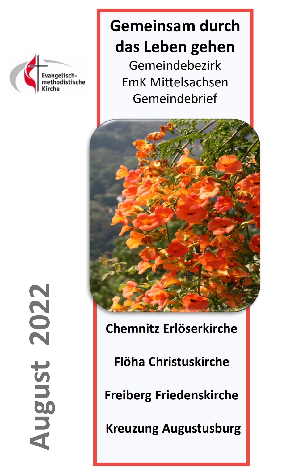 Gemeindebrief August 2022 – Gemeindebezirk Mittelsachsen