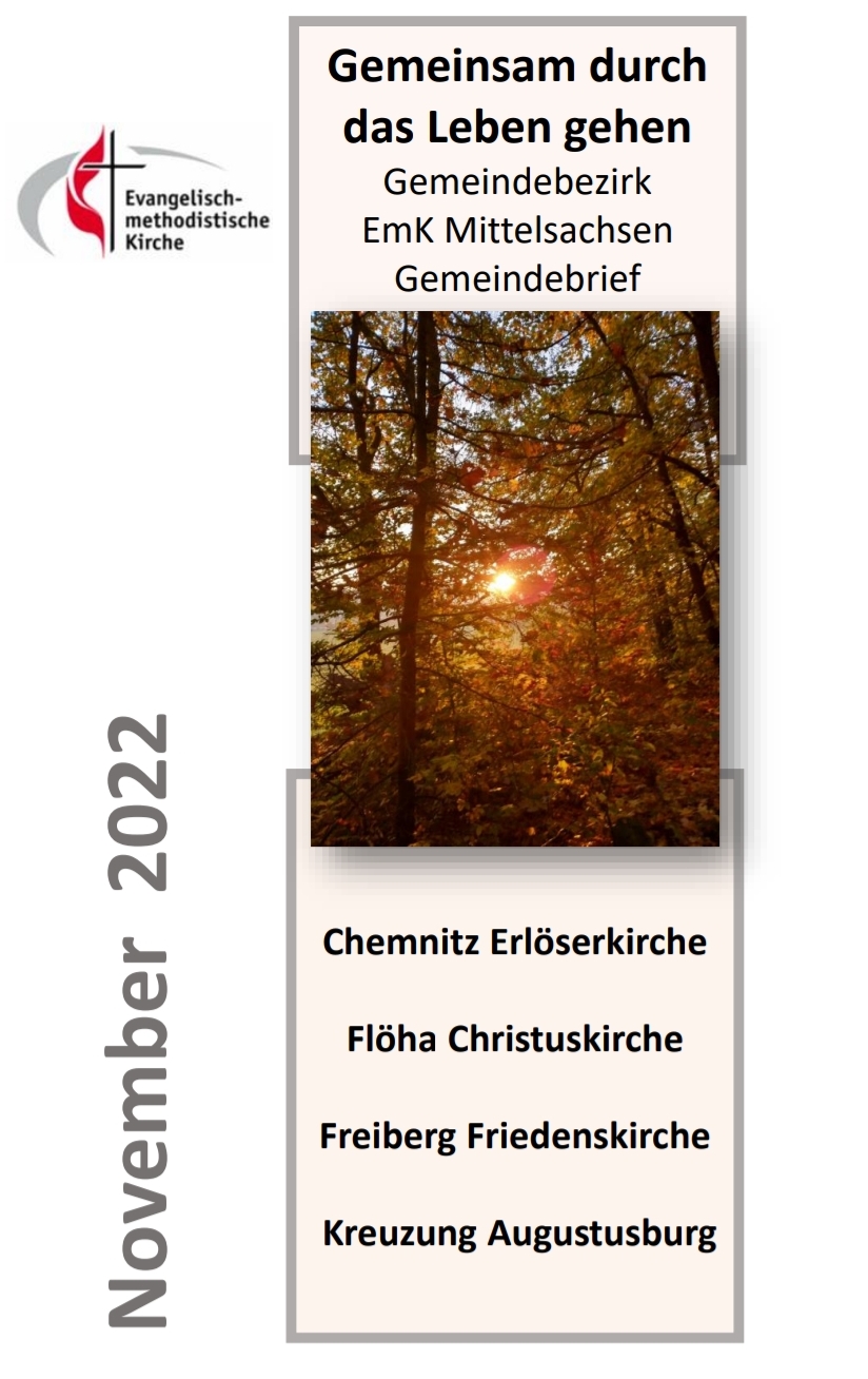 Gemeindebrief November 2022 – Gemeindebezirk Mittelsachsen